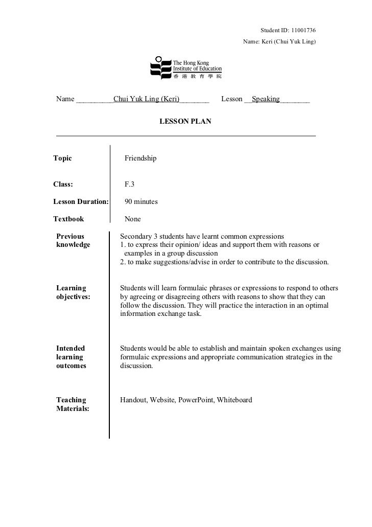Speaking Lesson Plan speaking-lesson-plan