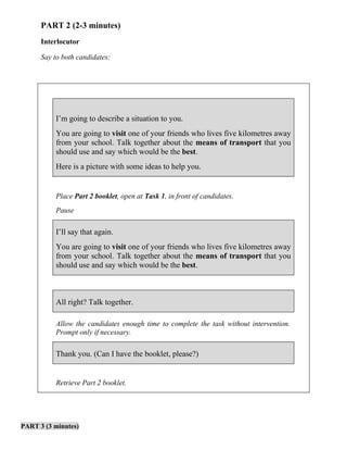 Speaking Materials | DOC