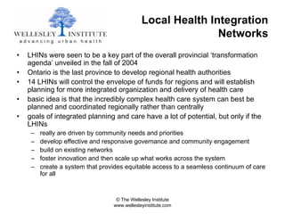 LHINs, Health Reform and HIV/AIDS Care | PDF