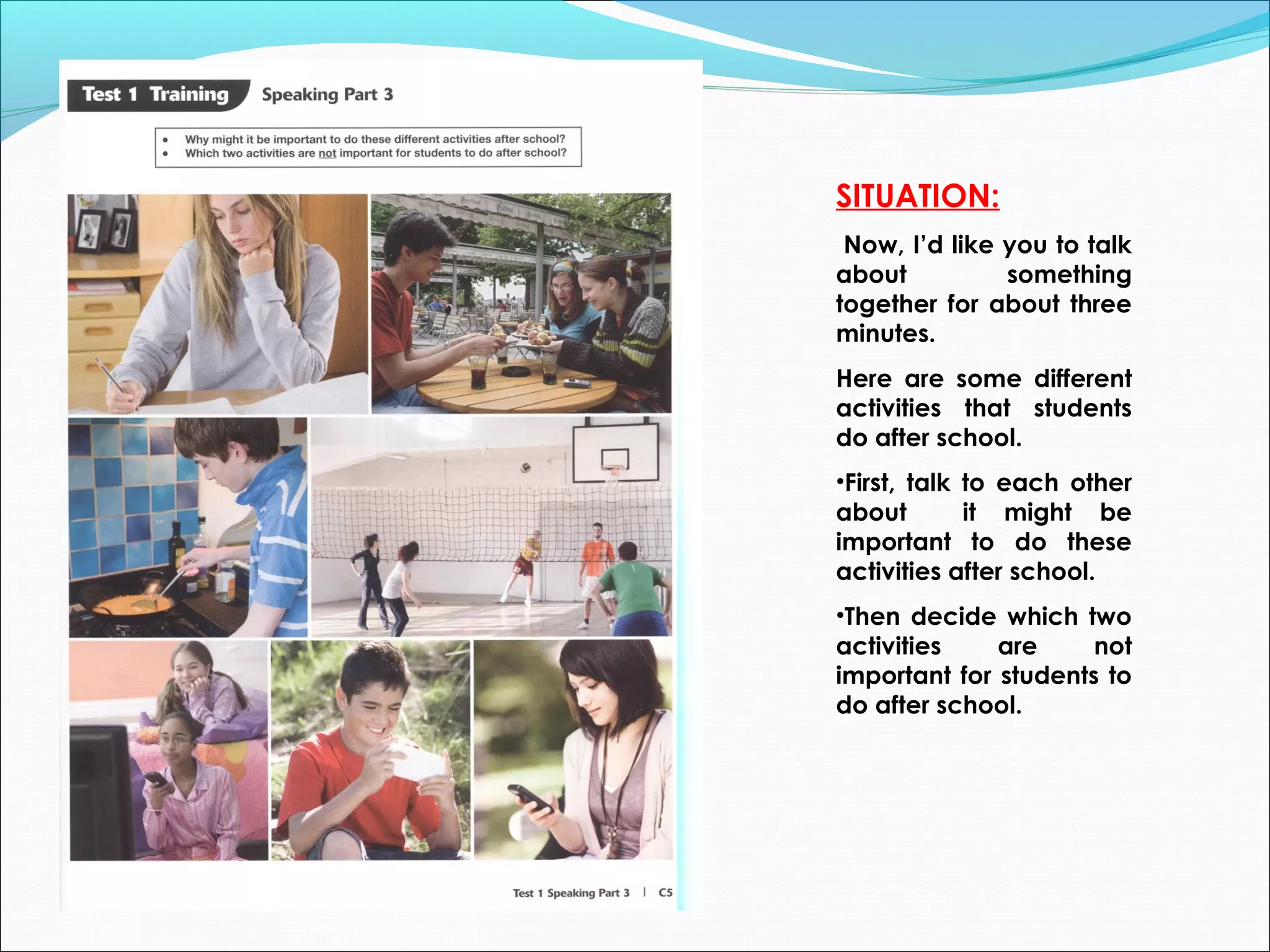 Speaking part 3 | PPT