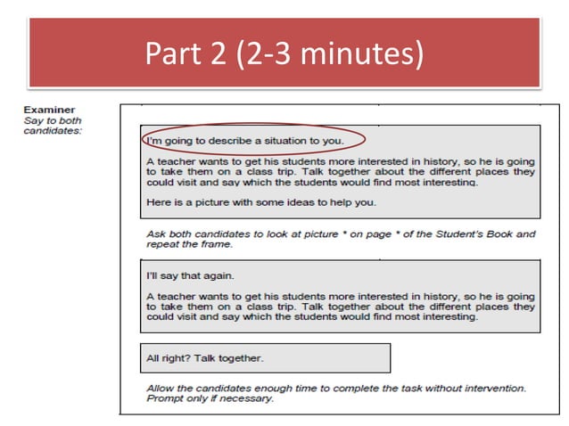 Speaking parts 1 2- 3-4 13-12-2017 | PPT