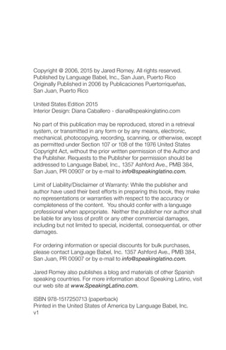 Speaking Phrases Boricua: Puerto Rican Sayings (Book Preview) | PDF