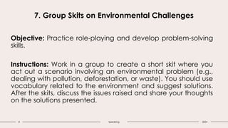 Speaking Practice for students - Topics. | PPTX