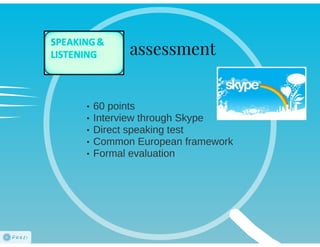 Speaking and listening assessment | PDF