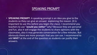 Speaking prompt | PPT