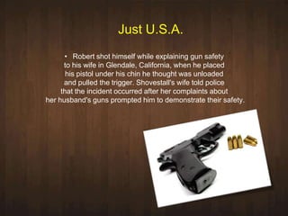 Stupidest deaths | PPTX