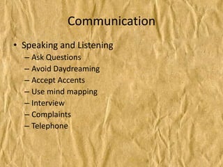 Speaking skill | PPT