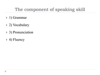 Speaking skill | PPTX