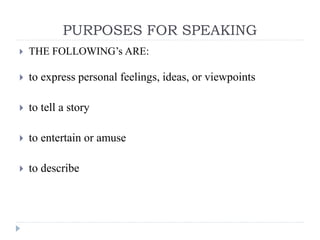 Speaking skill | PPTX