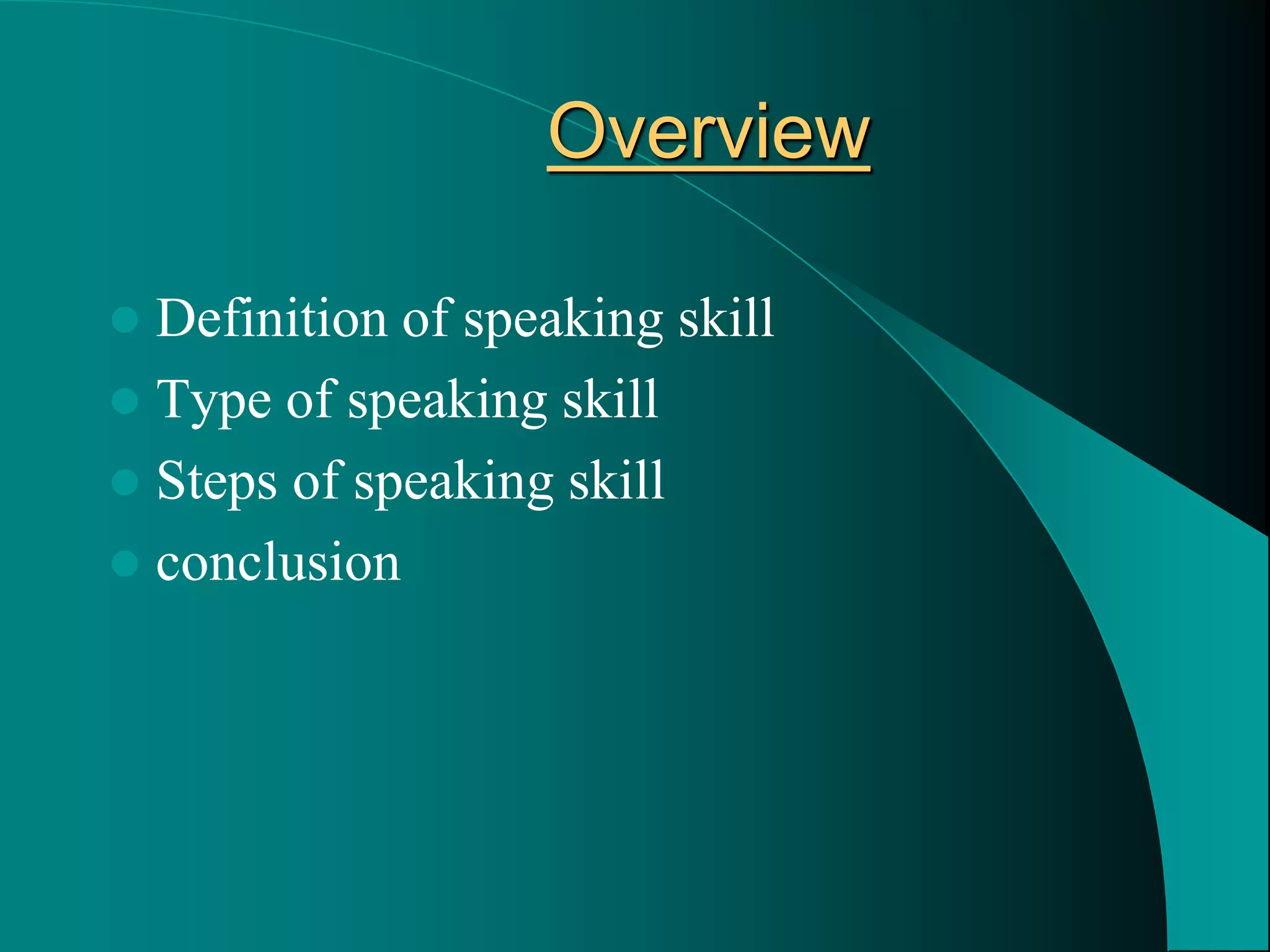 speaking skill.ppt