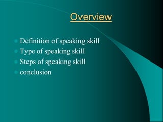speaking skill.ppt