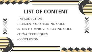 Materi SPEAKING SKILL by Kartini Indasari | PDF