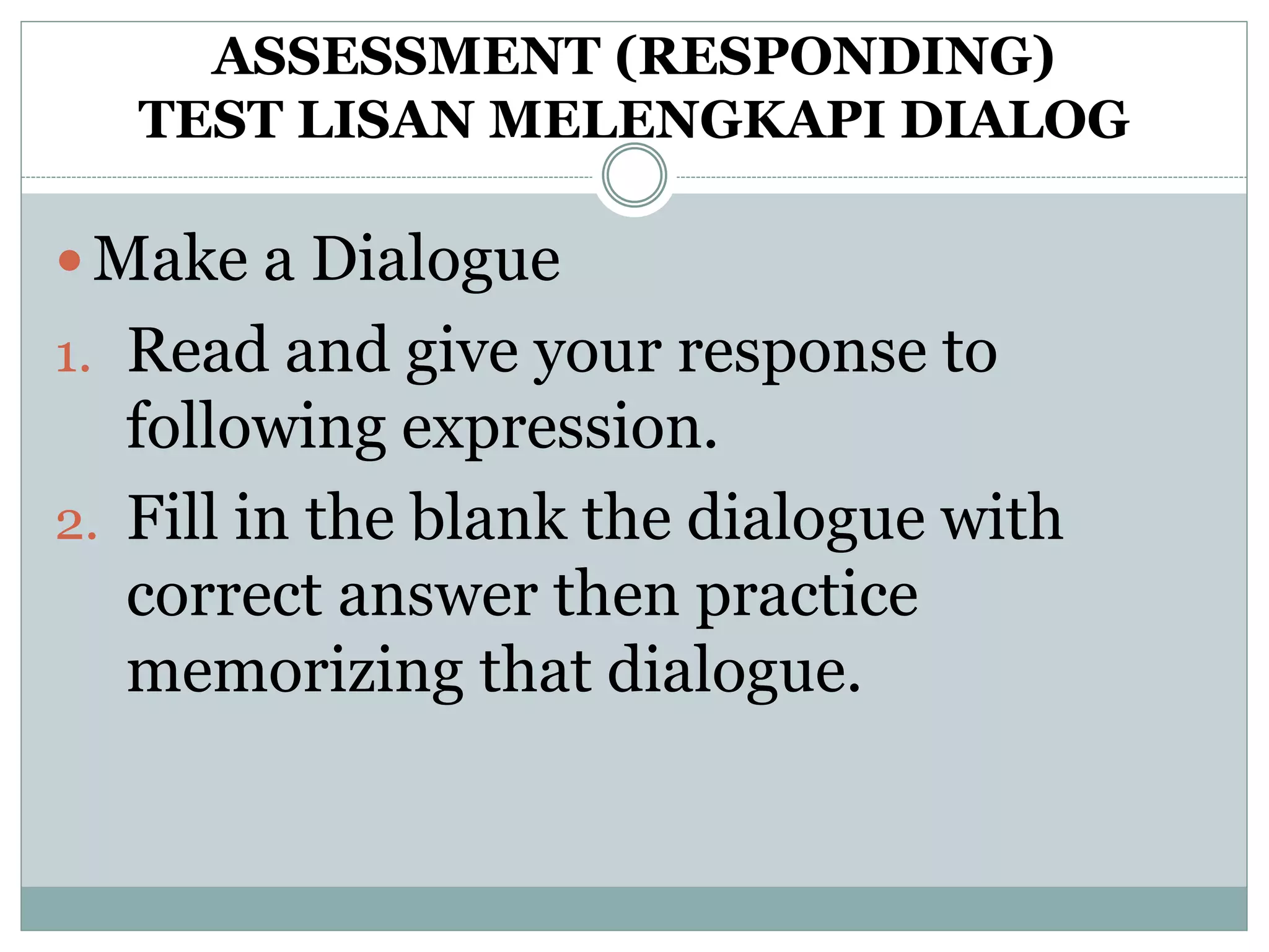 Assignment Speaking Skill Pptx