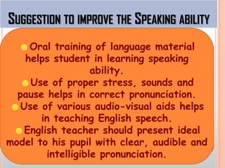 Speaking skills | PPTX