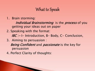 Speaking skills | PPTX