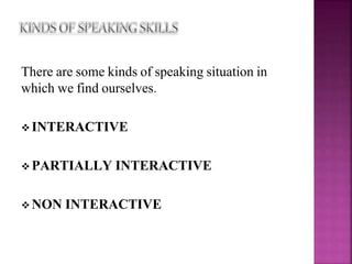 Speaking skills | PPTX