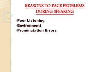 Speaking skills | PPT