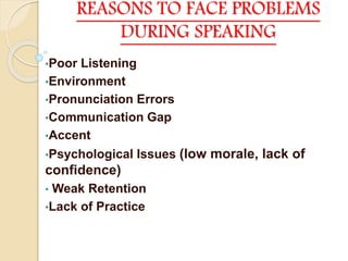 Speaking skills | PPT