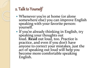 Speaking skills in English | PPTX
