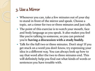 Speaking skills in English | PPTX