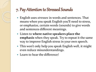Speaking skills in English | PPTX