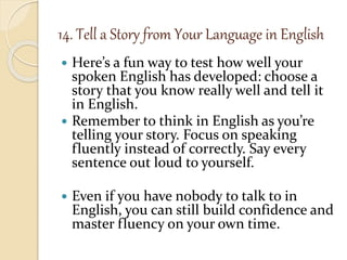 Speaking skills in English | PPTX