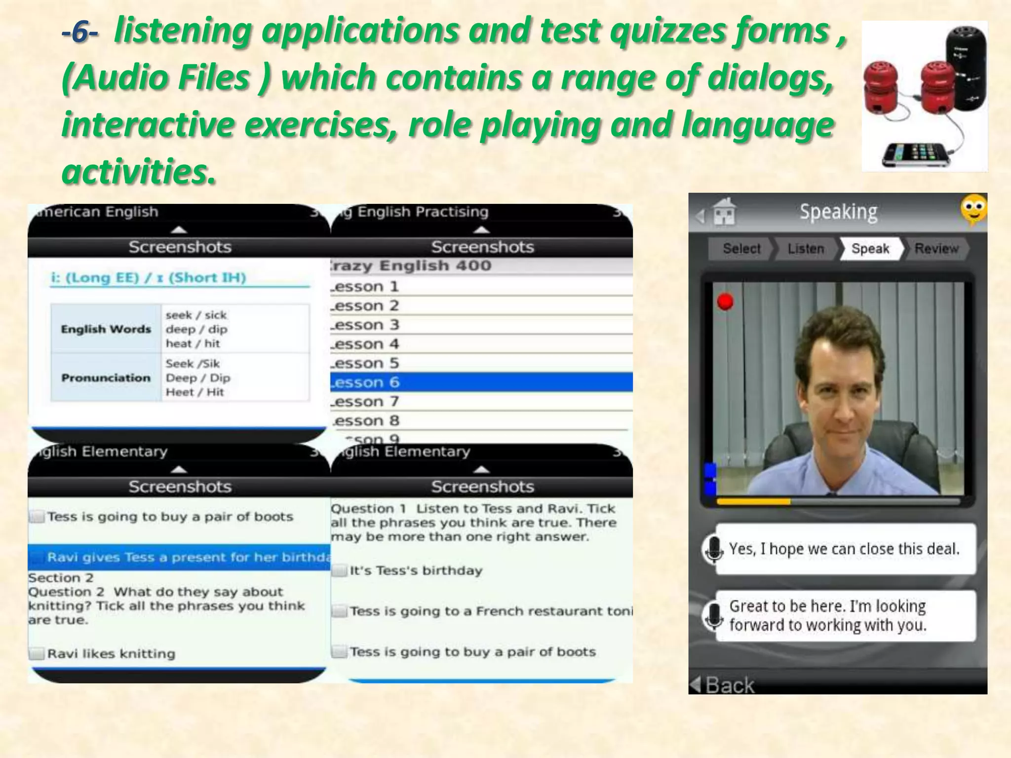 Speaking skills m learning | PPT