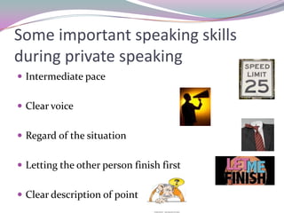 Speaking & speaking skills | PPTX