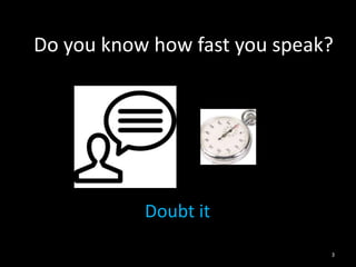 What is Your Speaking Speed? Why it Matters & How to Measure It Now ...