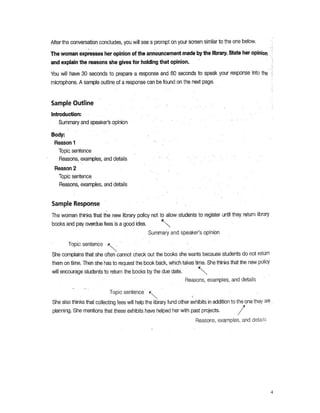 Speaking task 3 | PDF