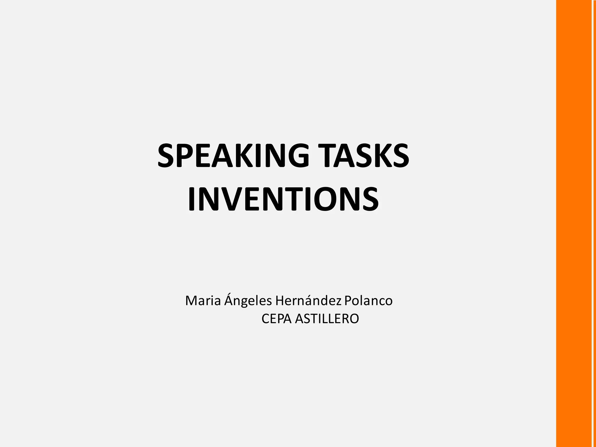 Speaking tasks | PPT