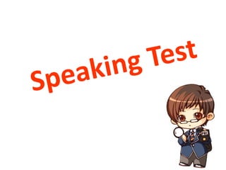 Speaking test | PDF