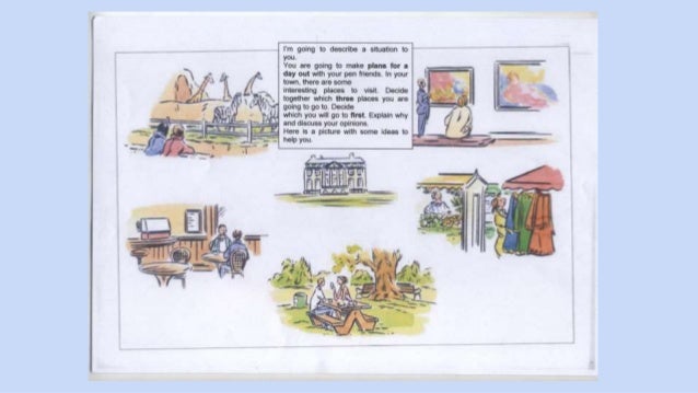 Speaking test. pet part 2