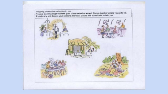 Speaking test. pet part 2