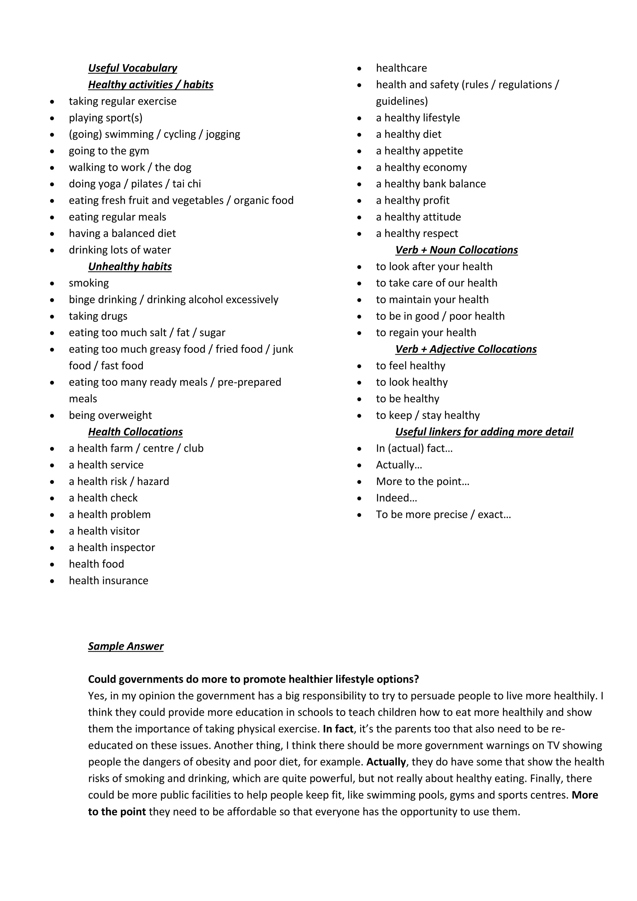 IELTS speaking test preparation | PDF