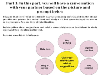SPEAKING TEST 1 LEVEL 3 sample test.pptx