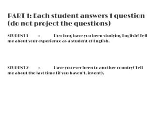 SPEAKING TEST 1 LEVEL 3 sample test.pptx