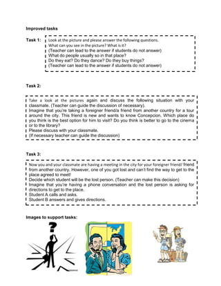 Speaking Test Design | DOCX