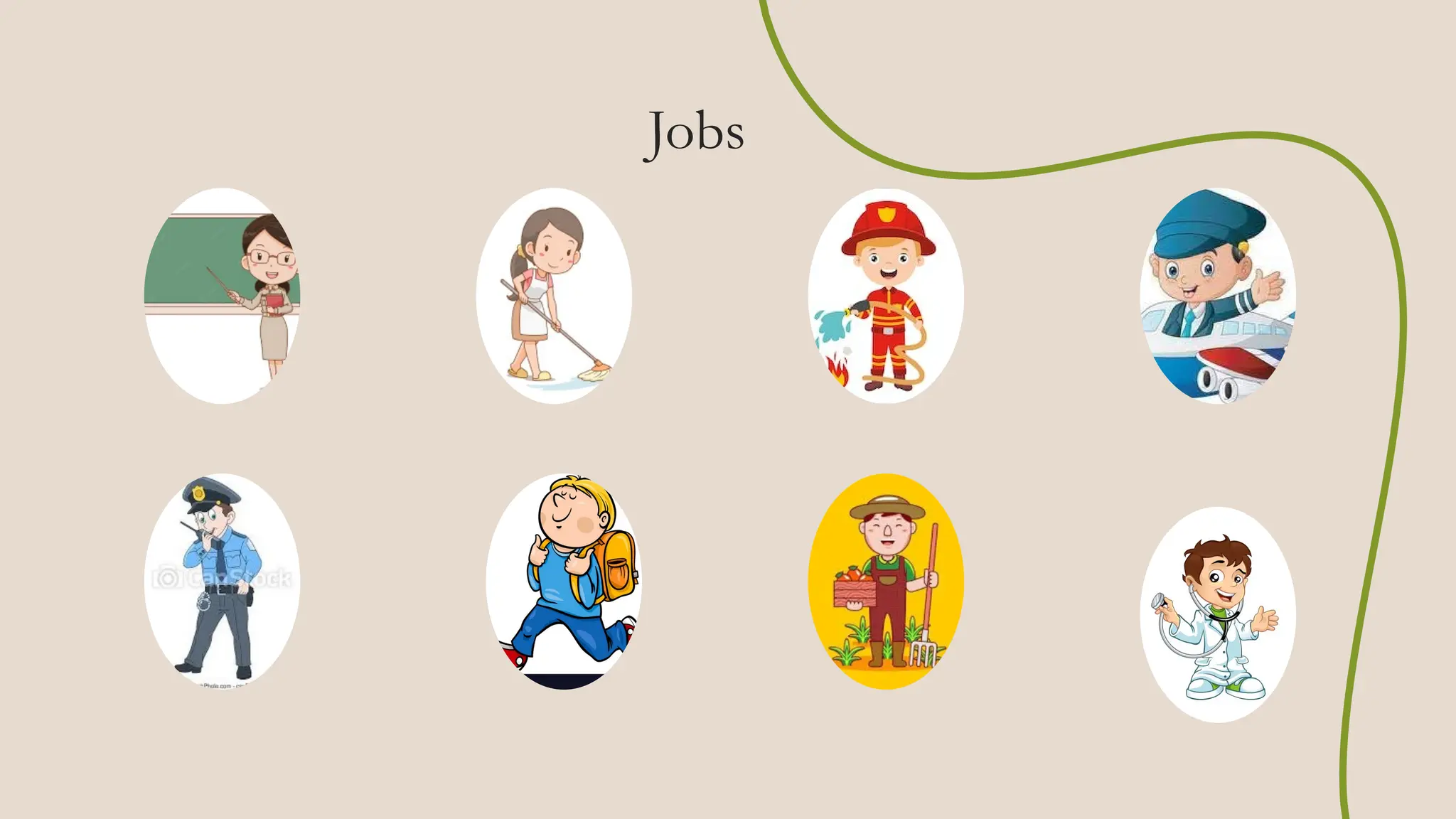 Speaking Test Kids 1 - fam1.pptx school things, jobs | PPTX