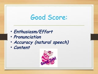 Speaking Test Review | PPT