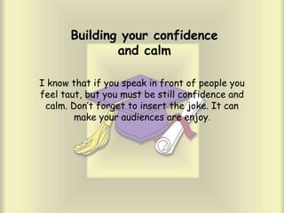 Speaking tips in the public | PPT