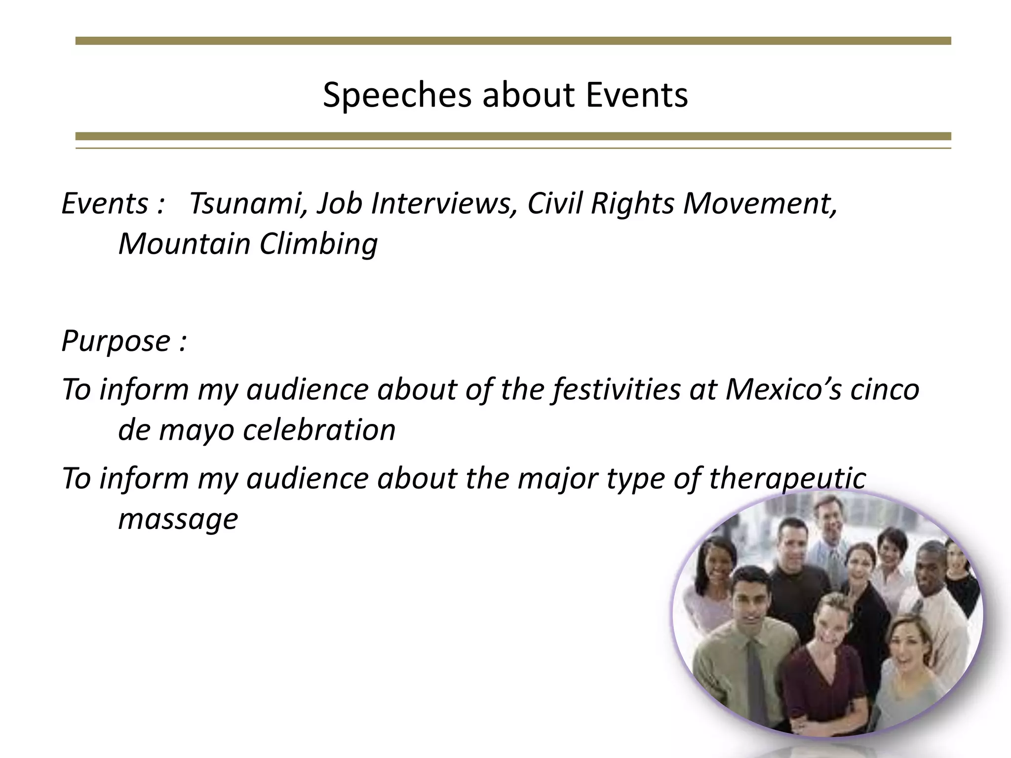 Speaking to inform public speaking | PPTX