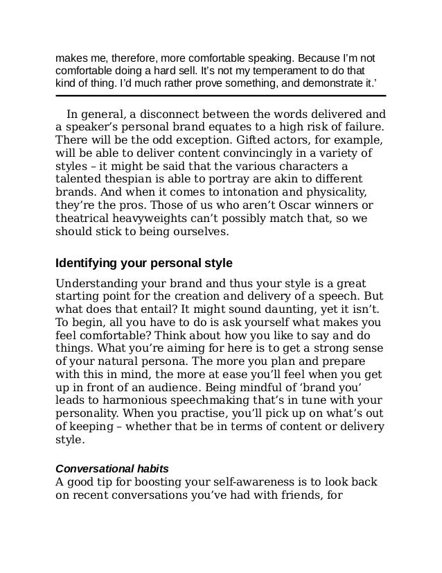 Speaking with Confidence (Nick Gold) | PDF