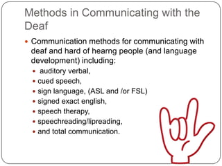 Speaking with our hands | PPTX