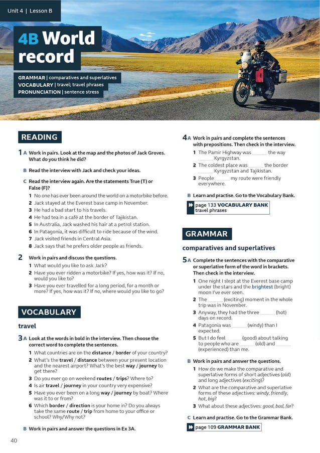 speakout A2plus- UNIT 4 pre-intermediate | PDF