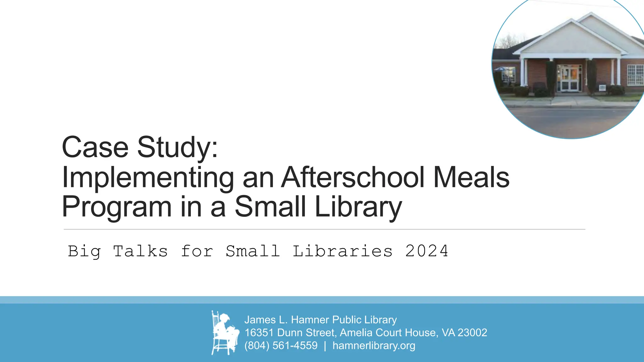 Big Talk From Small Libraries 2024: Case Study: Implementing an ...