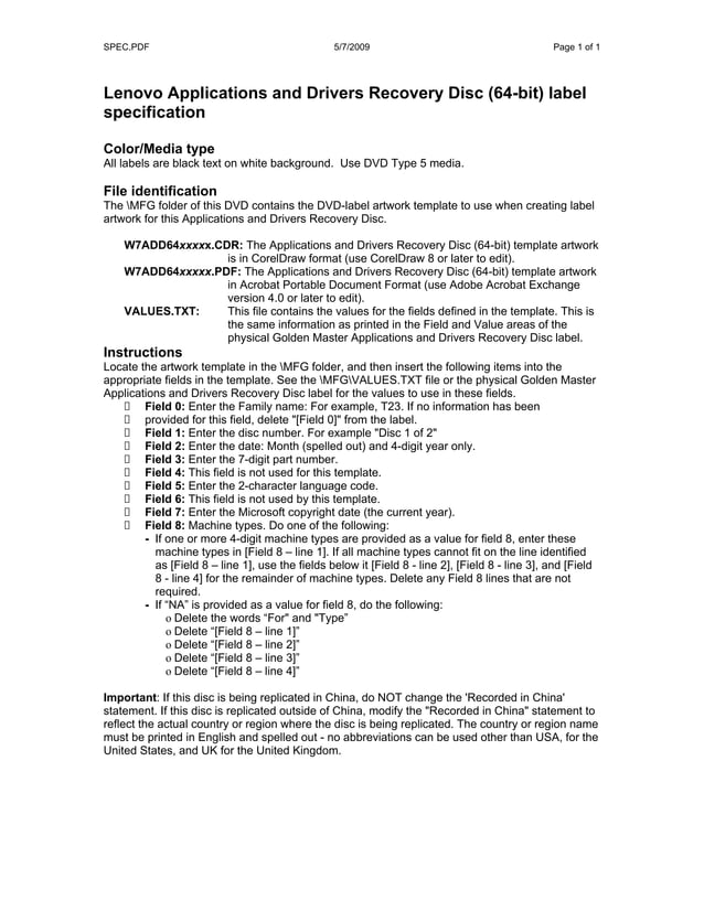 Spec | PDF | Desktop Publishing | Computer Software and Applications