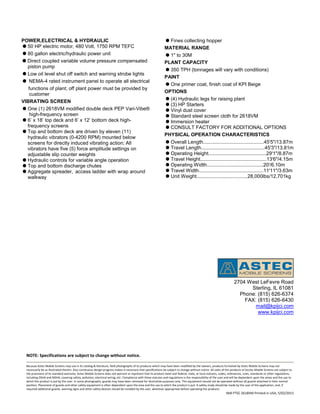 Spec sheet-ptsc-2618vm | PDF
