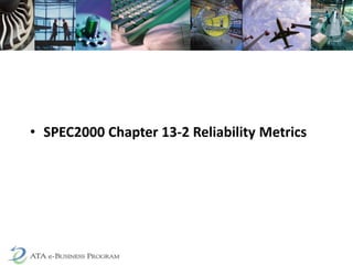 Spec 2000 Reliability aviation standards | PDF