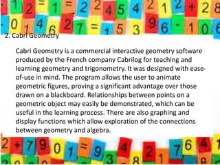 Geometry Softwares | PPTX